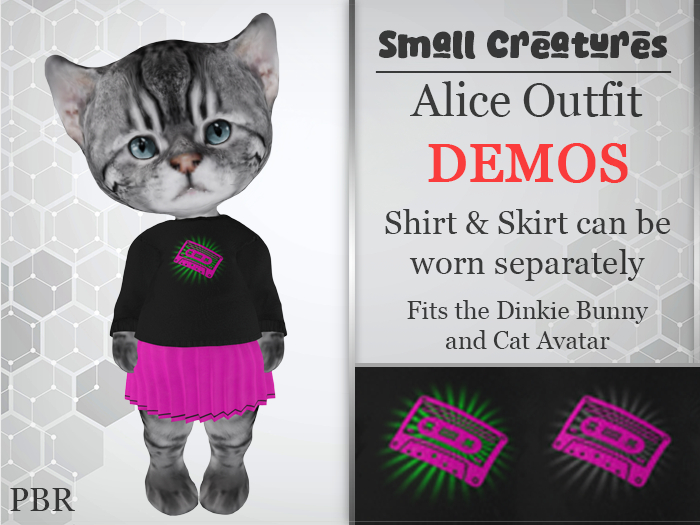 Second Life Marketplace - Small Creatures - Alice Dinkie - DEMOS